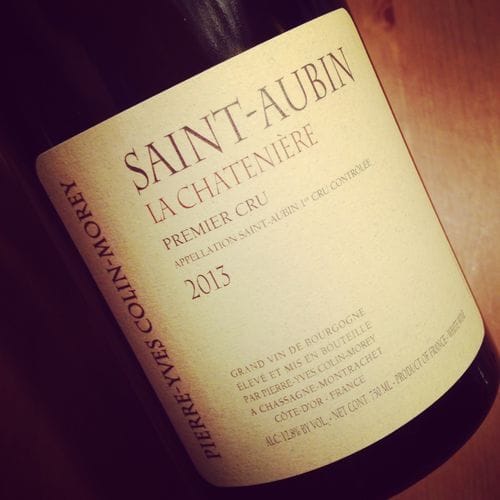 Pierre-Yves Colin-Morey Saint-Aubin 1er Cru La Chatenière 2013 - Dans ...